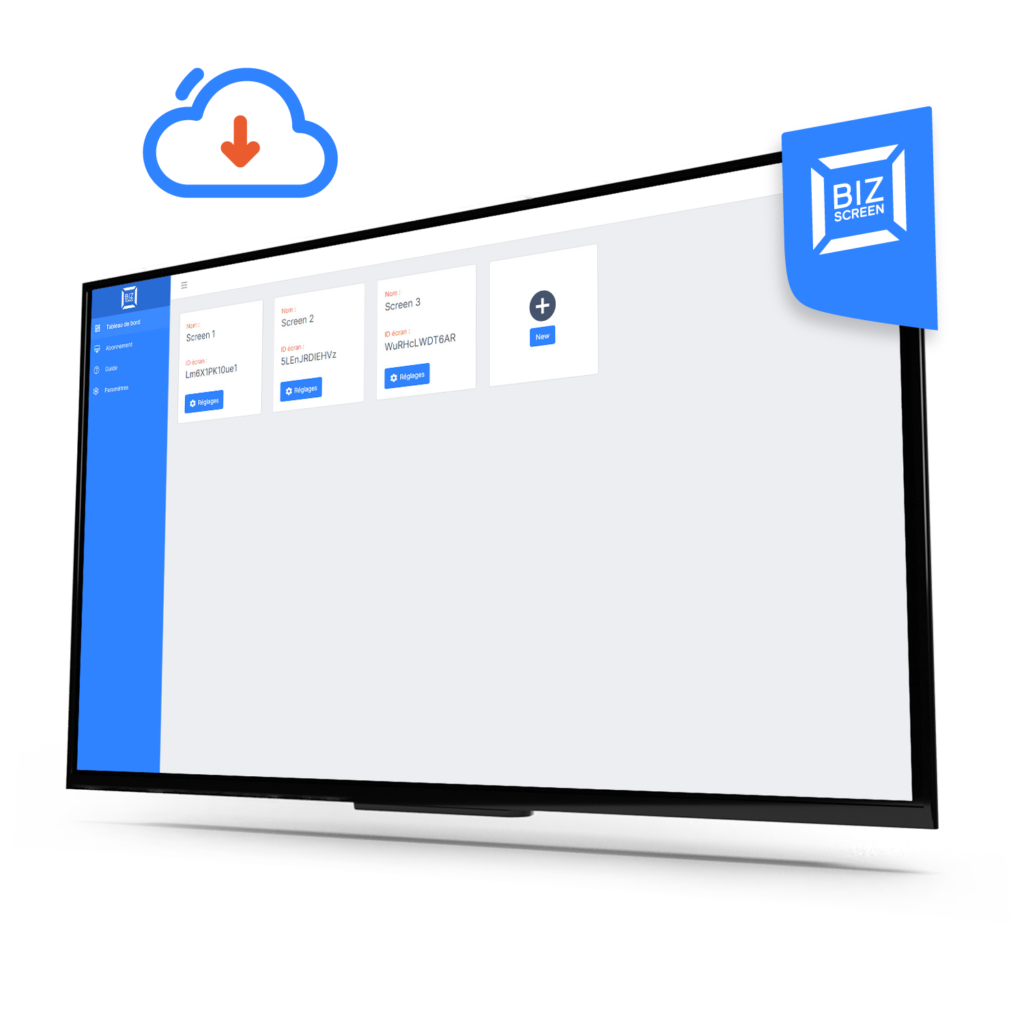 Biz Screen • Solution d'affichage dynamique